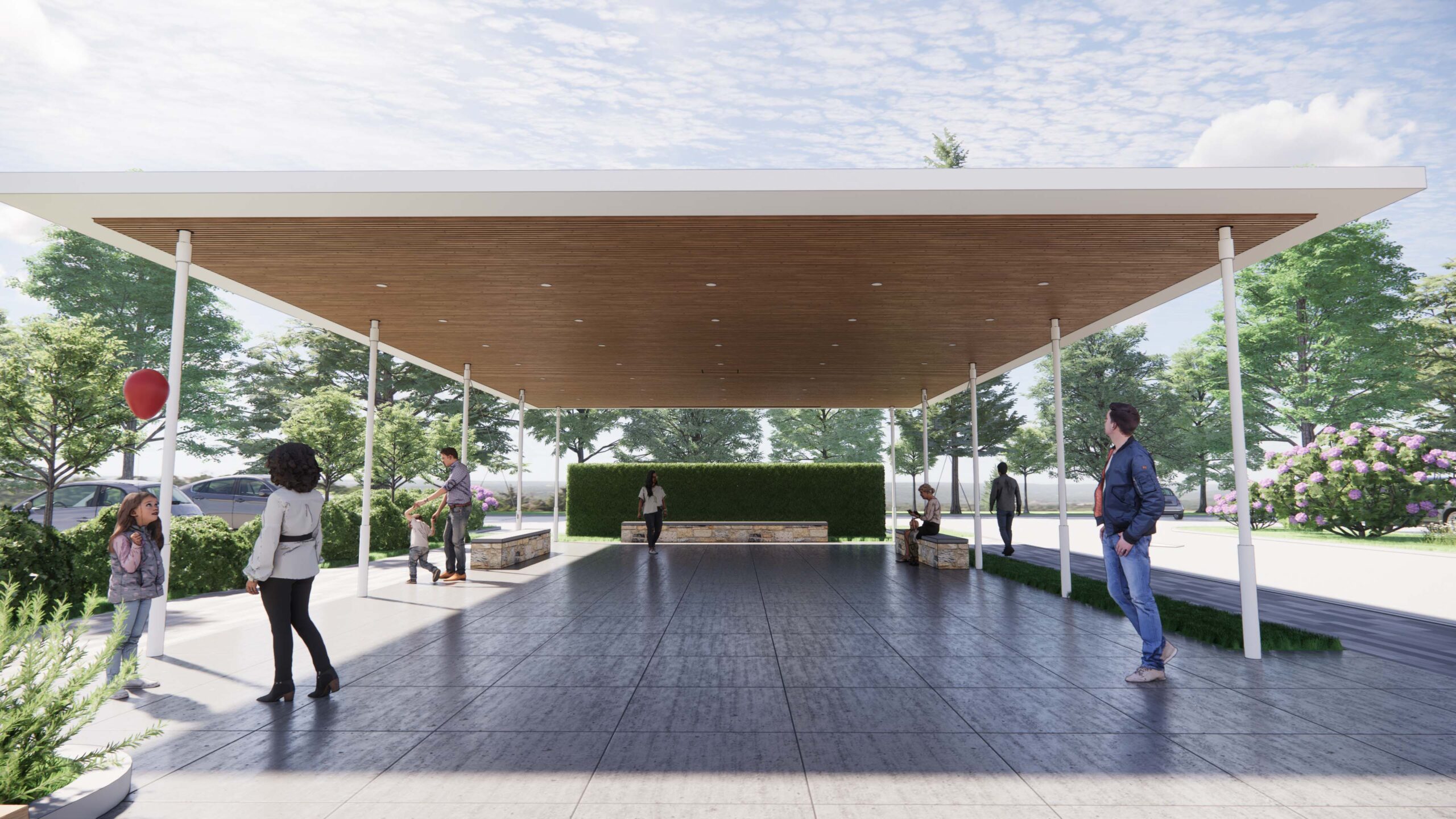 Scarsdale Public Library Pavilion (project) - Allen Ross Architecture